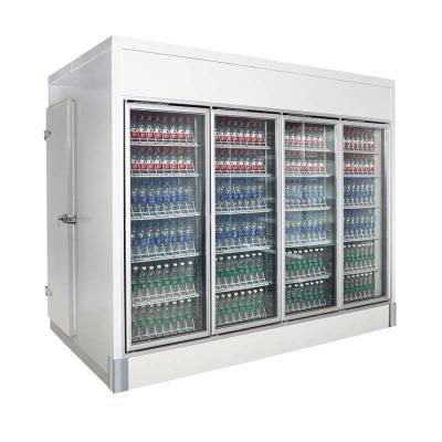 China Energy Saving Conservation Supermarket Cold Room For Fish Meat & Vegetable for sale
