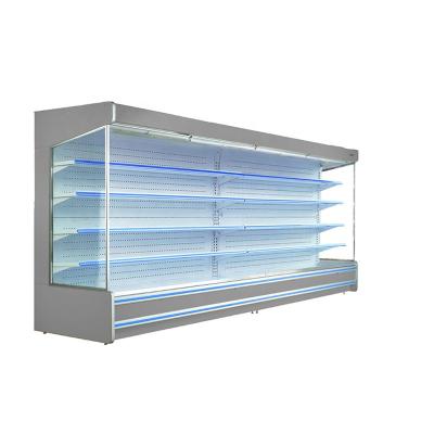 China 2~10 Degree Open Refrigerated Display Cooler Multideck For Restaurant for sale