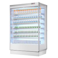 China Integrated Merchandise Multideck Display Fridge Open Type Single Temperature for sale