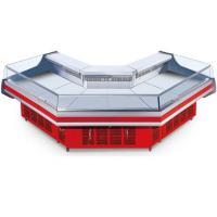 China Butchery Meat Fish Chiller Display Showcase Large Capacity Energy Saving for sale