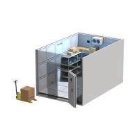 China 380v 50hz Auto Defrost Cold Storage Room With Hinge Door CE Rohs for sale
