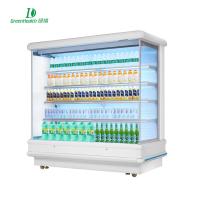 China Fan Cooling System Multideck Open Chiller For Vegetable 4 Layers Decks for sale