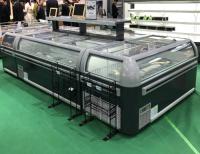 China 1.9m Commercial Island Display Freezer with LED Light and R404a Refrigerant 2100x890x890mm Chest Freezer for sale