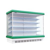 China R22 Refrigerant Vertical Multideck Open Chiller With Air Curtain for sale