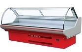 China Custom Deli Display Refrigerator , Wheels Dry Heat Refrigerator 2.5meter For Convenient for sale