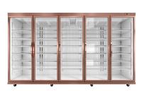 China Adjustble Racks Digital Temperature 3300 L Glass Door Fridge for sale