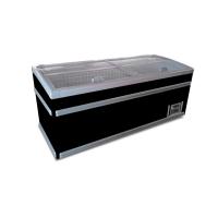 China Liner Embossed Aluminum Deep Chest Island Freezer for sale