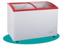 China Stainless Steel Chest Deep Freezer Folding Double Door for Factory for sale