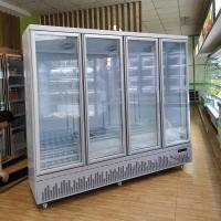 China Dynamic Cooling System PU 60Hz Commercial Beverage Cooler for sale