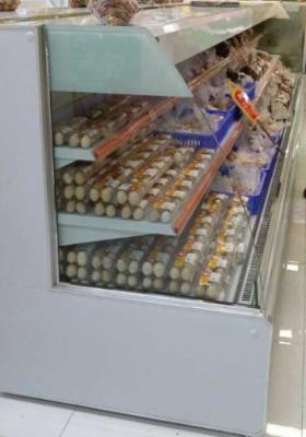 China Corpeland / Pansonic Compressor Multideck Open Chiller Food Cart  to Customer Used in Supermarket for sale