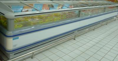 China Supermarket Display Eat Chest Freezer Showcase With Self-contained  Compressor for sale