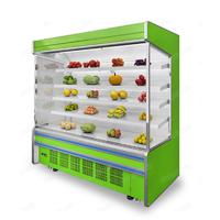 China Air Curtain 10ºC  3m Fruit Vegetable Open Display Refrigerator for sale