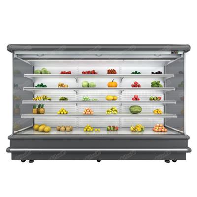 China R404a Curtain Multideck Refrigerated Display Cabinets Digital Temperature Controller for sale