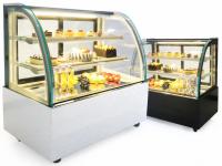 China Adjustable Shelves 220v Breads Cake Display Freezer for sale