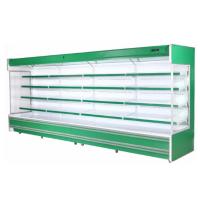 China Commercial Hypermarket 3m Fruit Vegetable Open Display Cooler for sale