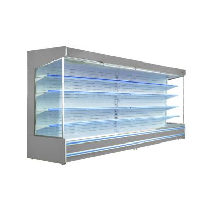China 1000*1550mm Supermarket Drinks Multideck Open Chiller for sale