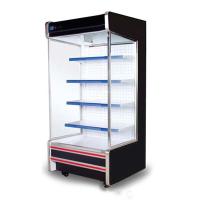 China White Led Adjustable Shelf Lighting Multideck Open Chiller for sale