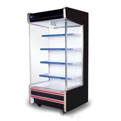 China White Led Adjustable Shelf Lighting Multideck Open Chiller for sale