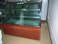 China Stainless Steel Adjustable Shelves Cake Display Freezer For confectionery store for sale