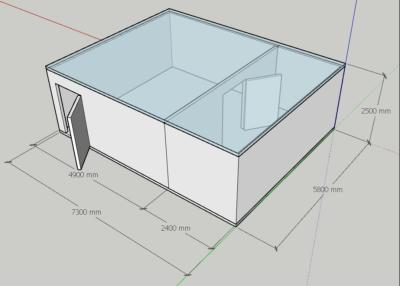 China Cold and Freezing Industry Cold Room With Condensing Unit for sale