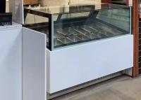 China -22 Degree 16 Pan Gelato Display Scoop Ice Cream Display Freezer for sale