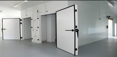 China Sliding Door Large Capacity Cold Storage Unit / Walk-in Chiller For Fruits for sale