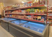China Sliding Door Island Freezer with Digital Controller and LED Lighting for Commercial Frozen Display for sale