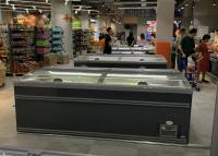 China Sliding Door Supermarket Combined Island Freezer For Meat for sale
