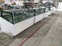 China Commercial Fan Cooling Ice Cream Display Freezer with Stainless Steel Pans and Digital Controller for sale