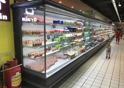 China 4 Tiers Adjustable Shelving Multideck Open Chiller Remote Style Reach In Cabinet for sale