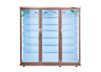 China Display Chiller Commercial Beverage Cooler Refrigerator Glass Door Fridge for sale