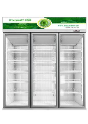 China OEM Supermarket Vertical Commercial Display Freezer Beverage Display Cooler for sale