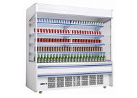 China Fan Cooling Beverage Drink Commercial Display Freezer Multideck Open Chiller for sale