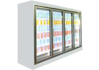 China Vertical Multideck Chiller With Door Liquor Display Case Bar Fridge Energy Saving for sale