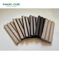 China Recycled Aku Panel Vertical Wood Slat Wall Acoustic Board Customized for sale