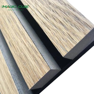 China Flame Resistant Acupanel Acoustic Wood Panel Polyester Acoustic Panel For Meeting Rooms for sale