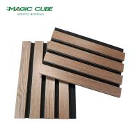 China MDF Slatted Acoustic Wall Panels Decorative Wood Acoustic Slat Wall for sale