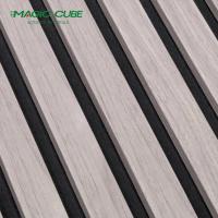 China Decorative Slatted Acoustic Panels Covering MDF Wood Veneer for sale