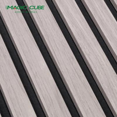 China Decorative Slatted Acoustic Panels Covering MDF Wood Veneer for sale