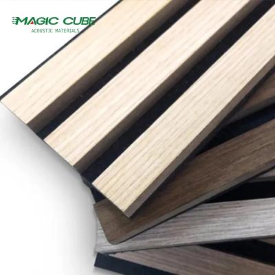 China Decor Wood Akupanel Timber Slat Interior Acoustic Felt Panels for sale