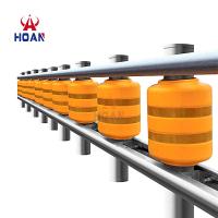China Roadway Traffic Safe Rolling Type Safety Crash Barrier Eva Highway Safety Roller Guardrail for sale
