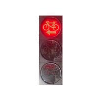 China Factory Wholesale 300mm 200mm 100mm Vehicle Wireless Controller Traffic Signal Light Ce Traffic Light for sale