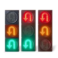 China Three Color 12V LED Traffic Signal Light Red Green Lights Intelligent Countdown Timer Arrow IP65 Traffic Warning Product Sale for sale