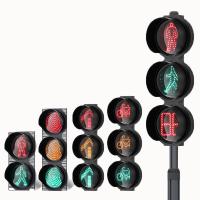 China Led Traffic Lights on Sale IP66 Full Ball Traffic Light Direction Remote Control Traffic Light for Crossroads for sale