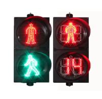 China IP66 Full Ball RYG Traffic signal Lights 100mm 200mm 300mm Led Semforo Traffic Countdown Timer signal Light in the Crossroad for sale