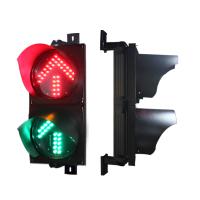 China Three Color 12v-24V Semaforo Peatonal Controladores Red Green Semaforos  Ip66 100/200 mm Traffic signal Light for sale