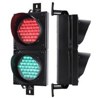 China Three Color 12v-24V Semaforo Peatonal Controladores Red Green Semaforos  Ip66 100/200 mm Traffic signal Light for sale