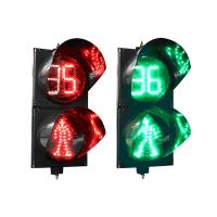 China Made in China Pedestrian Traffic signal Lights for Crossroads 300mm Led Traffic Light signal with Countdown Timer for sale