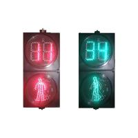 China Intelligent LED Traffic Signal Light 10-24V Rome Pedestrian and Countdown Traffic Light  200mm 300mm on Sale for sale