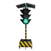 China Wholesale Customization 12V /8W Mobile Solar Powered Traffic Light Solar Temporary Traffic Signal Light With Touch Screen for sale
